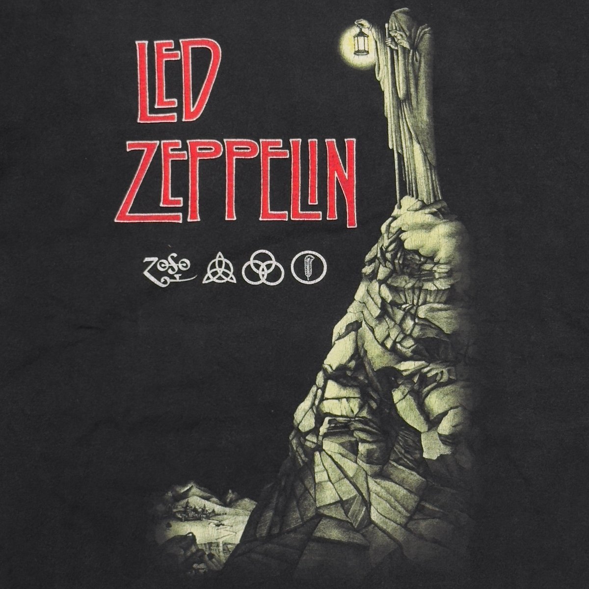 LED ZEPPELIN HERMIT DOUBLE SIDE HANES XL 4726