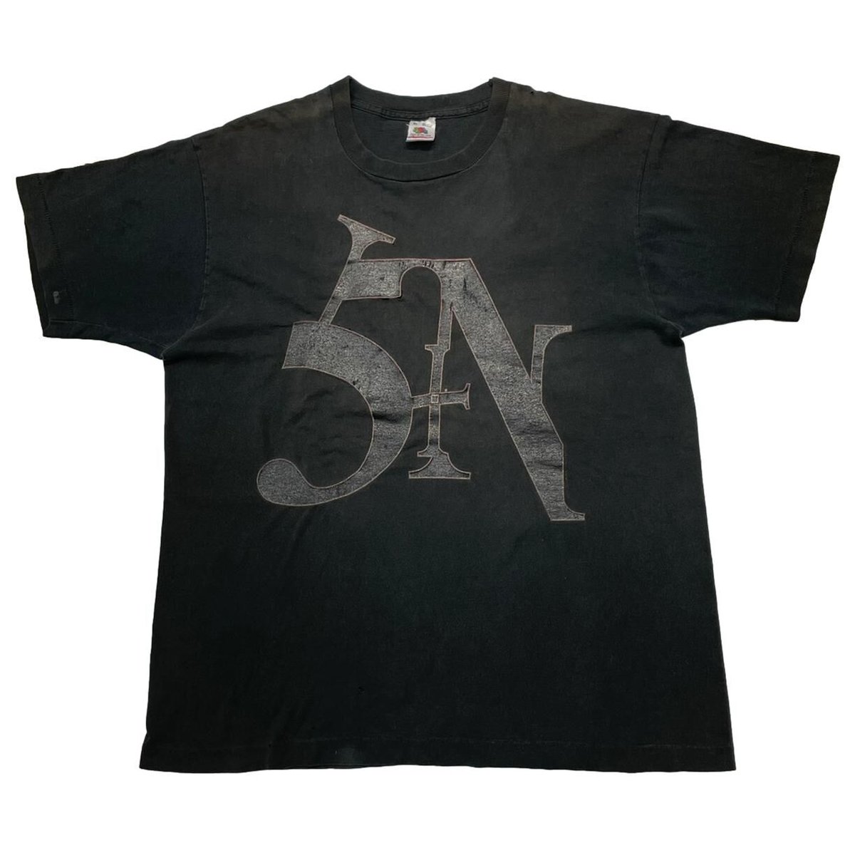 NINE INCH NAILS SIN LOGO RED FRUIT OF THE LOOM NINE INCH NAILS SIN LOGO RED FRUIT OF THE LOOM