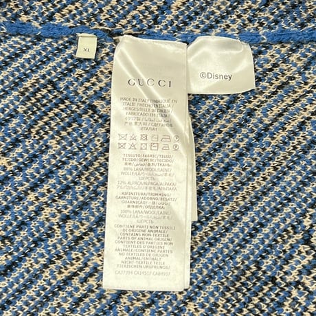 GUCCI DISNEY MICKEY OVP CARDIGAN BLUE XL | grea...