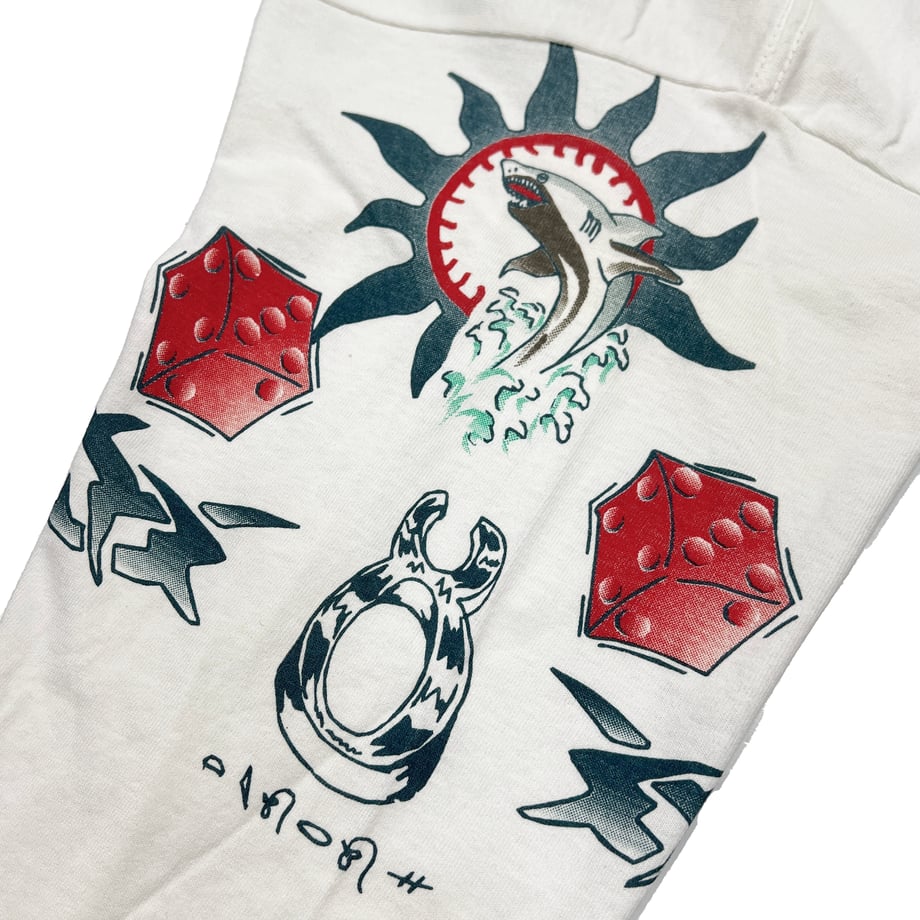 DENNIS RODMAN TATTOO LS WHITE XL | greatLAnd OSAKA