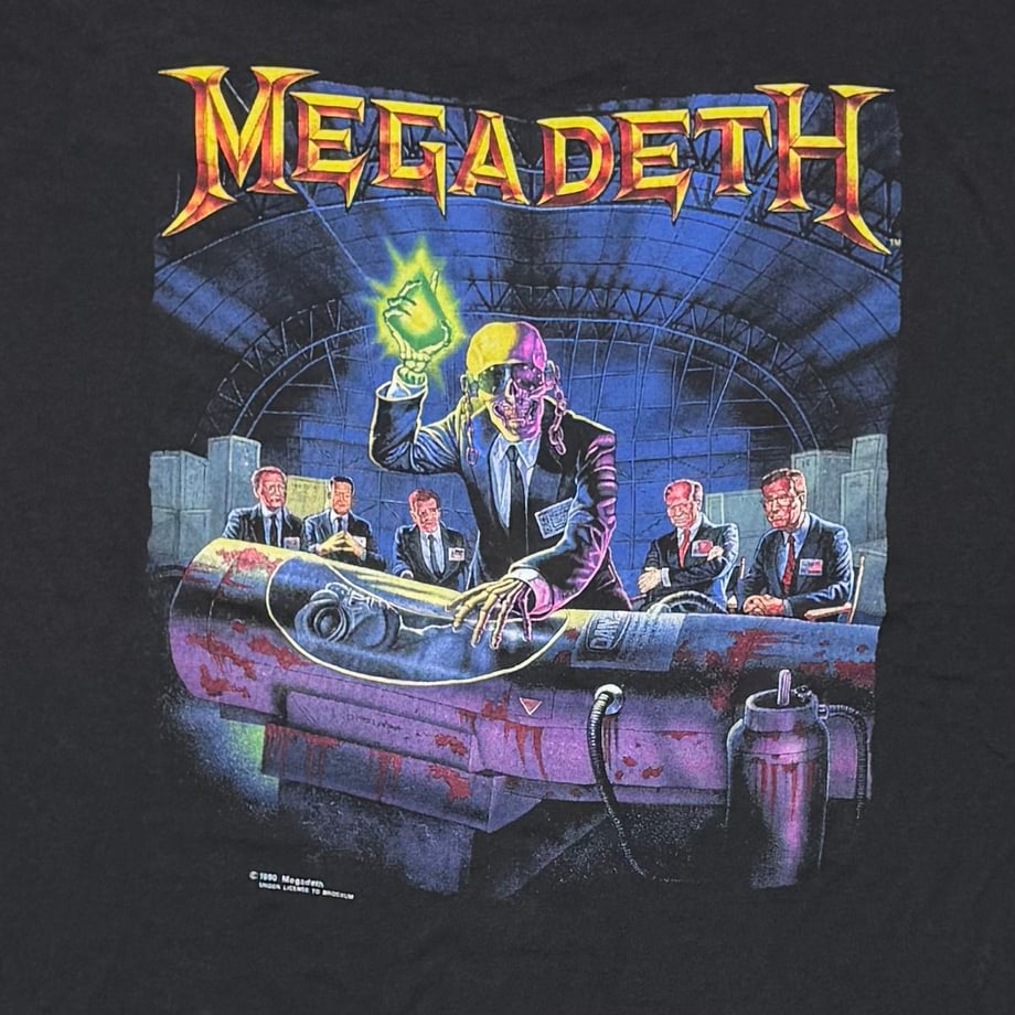 MEGADETH 1990 RUST IN PEACE BROCKUM XL 5069 | g...