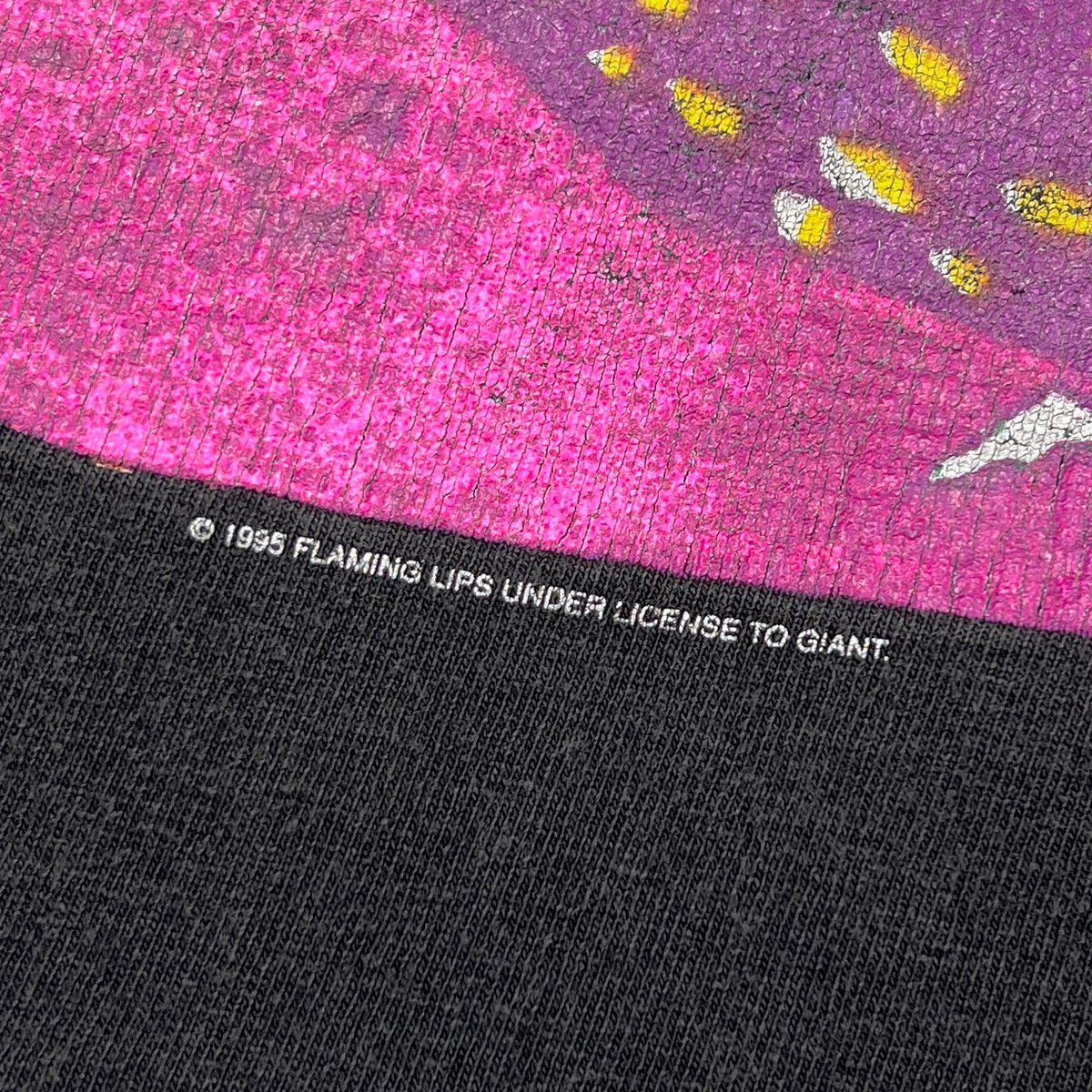 FLAMING LIPS 1995 BLACK GIANT BY TULTEX XL 1154...