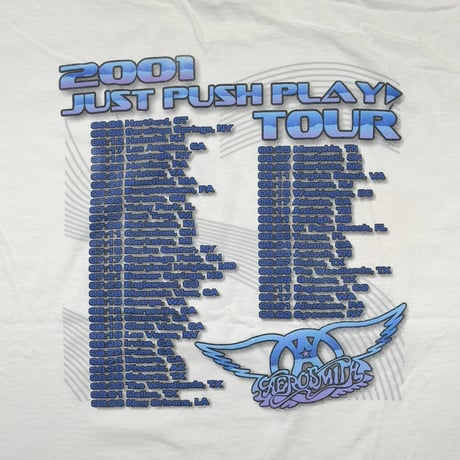 AEROSMITH SORAYAMA 2001 JUST PUSH PLAY TOUR BOO...