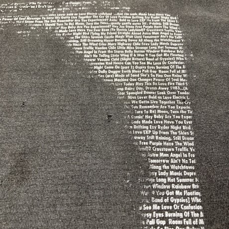 JIMI HENDRIX TEXT FACE FITS XL 1907 | greatLAnd...