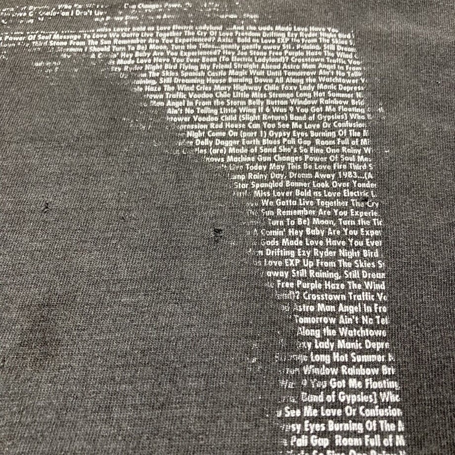 JIMI HENDRIX TEXT FACE FITS XL 1907 | greatLAnd...