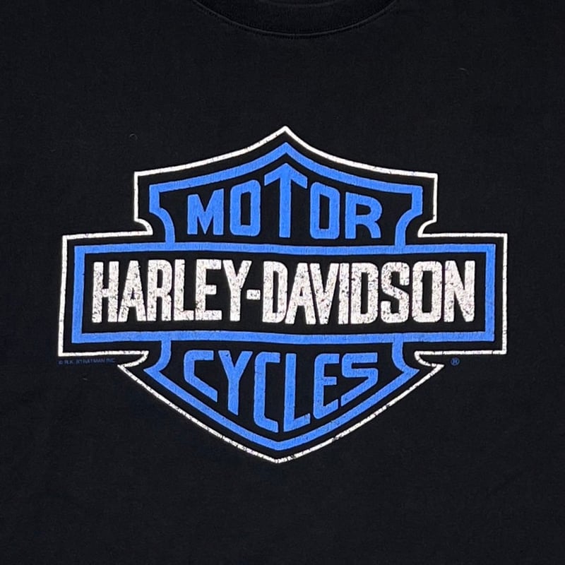 HARLEY DAVIDSON 90s BLUE FIRE FLAME ALDO'S SHOP HARLEY DAVIDSON 90s BLUE FIRE FLAME ALDO'S SHOP