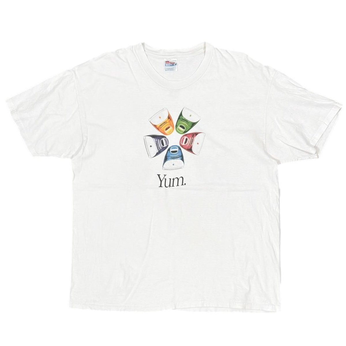 Apple iMac G3 Yum. Think Different. WHITE Hanes...