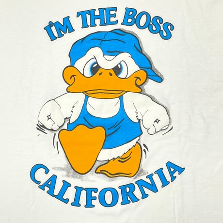 DISNEY VINTAGE DONALD DUCK I'M THE BOSS CALIFOR...