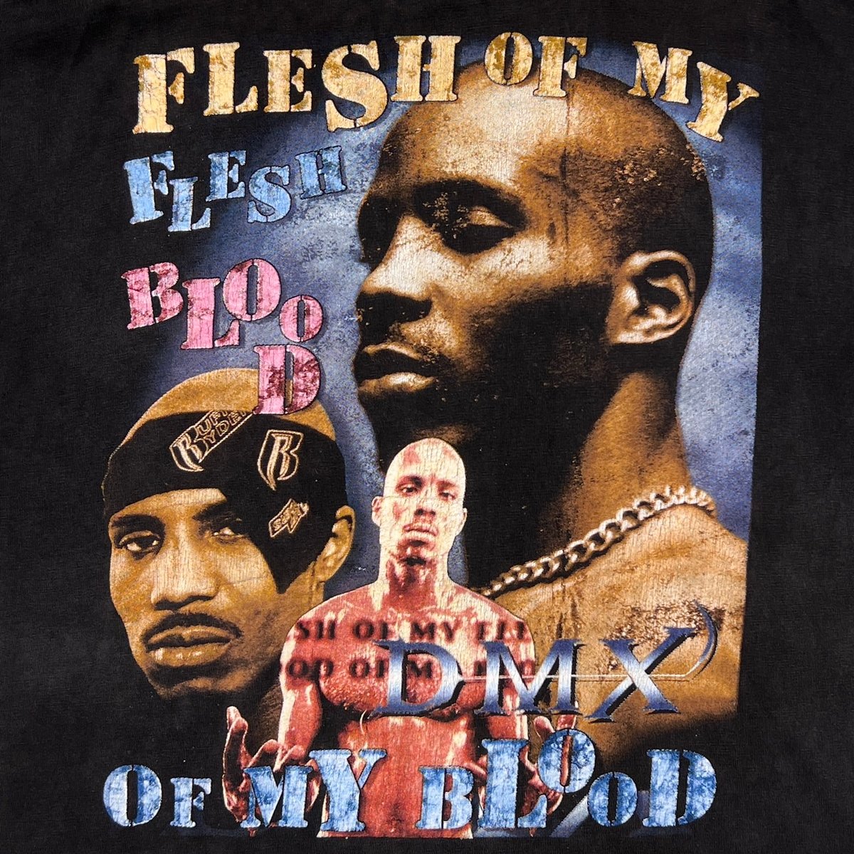 DMX FLESH OF MY FLESH BLOOD RAP DESIGN FITS XL ...