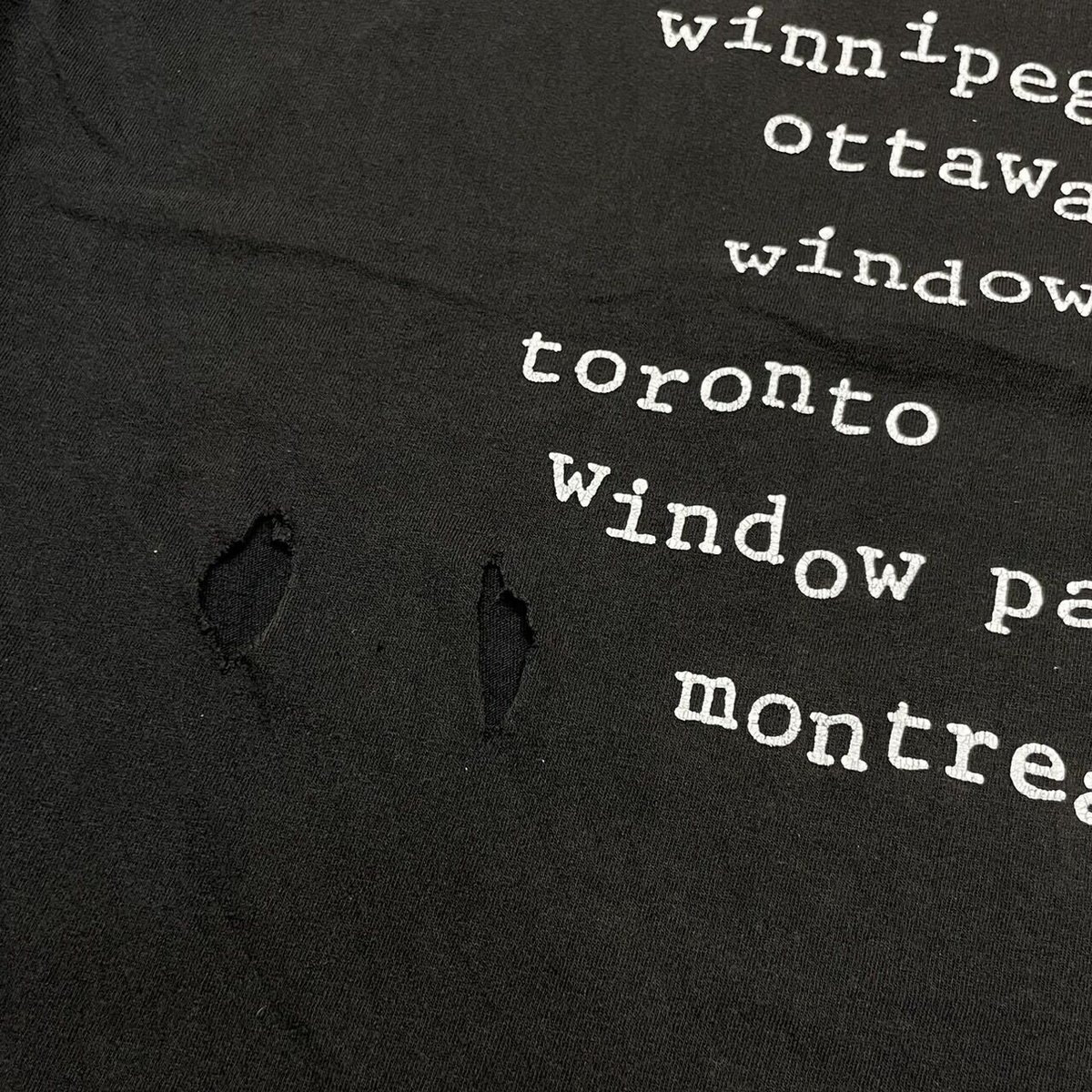 PEARL JAM WINDOW PAIN BACKSTAGE PASS HANES XL 0...