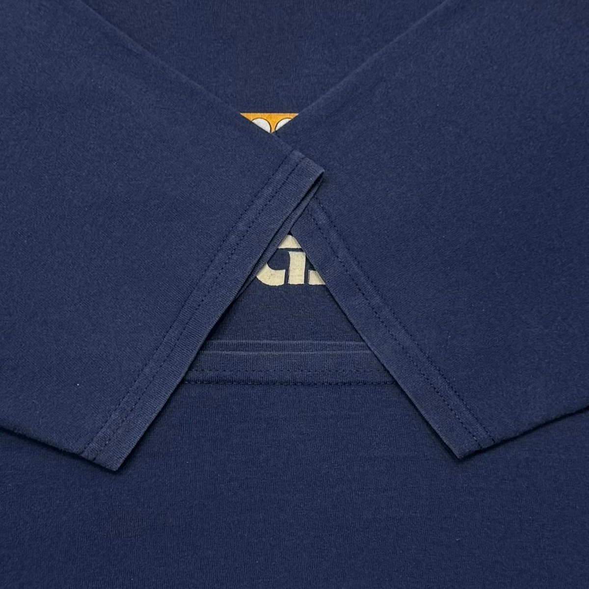 oasis Y2K ORANGE BLOCK LOGO NAVY FRUIT OF THE L...
