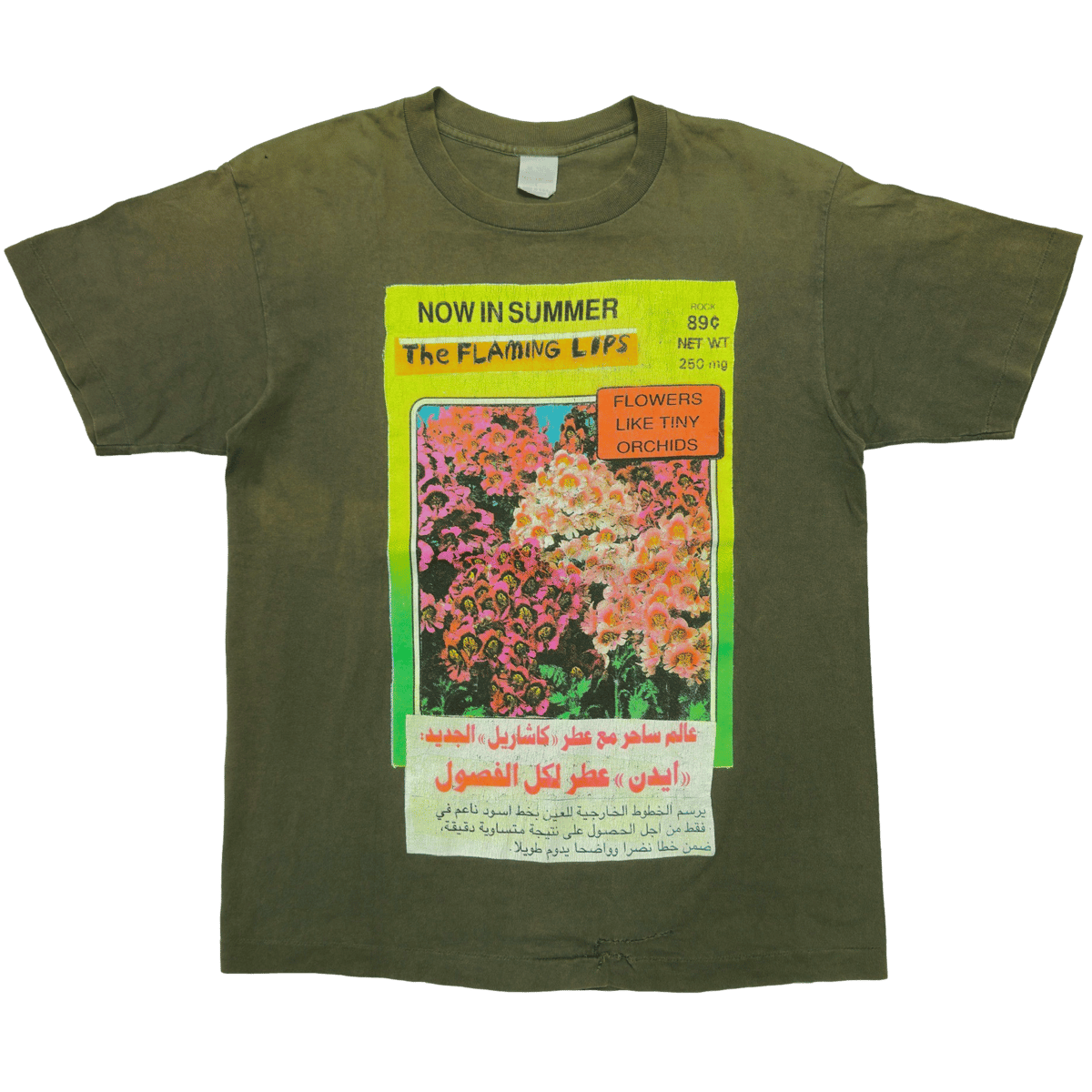 THE FLAMING LIPS NOW IN SUMMER MONEY PLANT TEE THE FLAMING LIPS NOW IN SUMMER MONEY PLANT TEE
