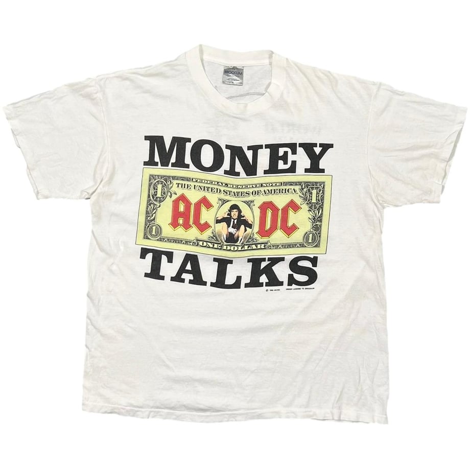 AC/DC MONEY TALKS WHITE BROCKUM XL 3316 | great...