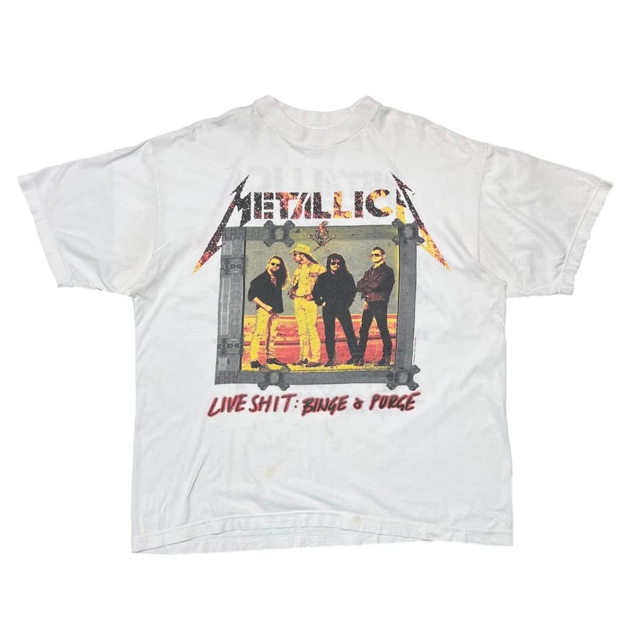 METALLICA LIVE SHIT BINGE & PURGE 1995 WHITE BG...