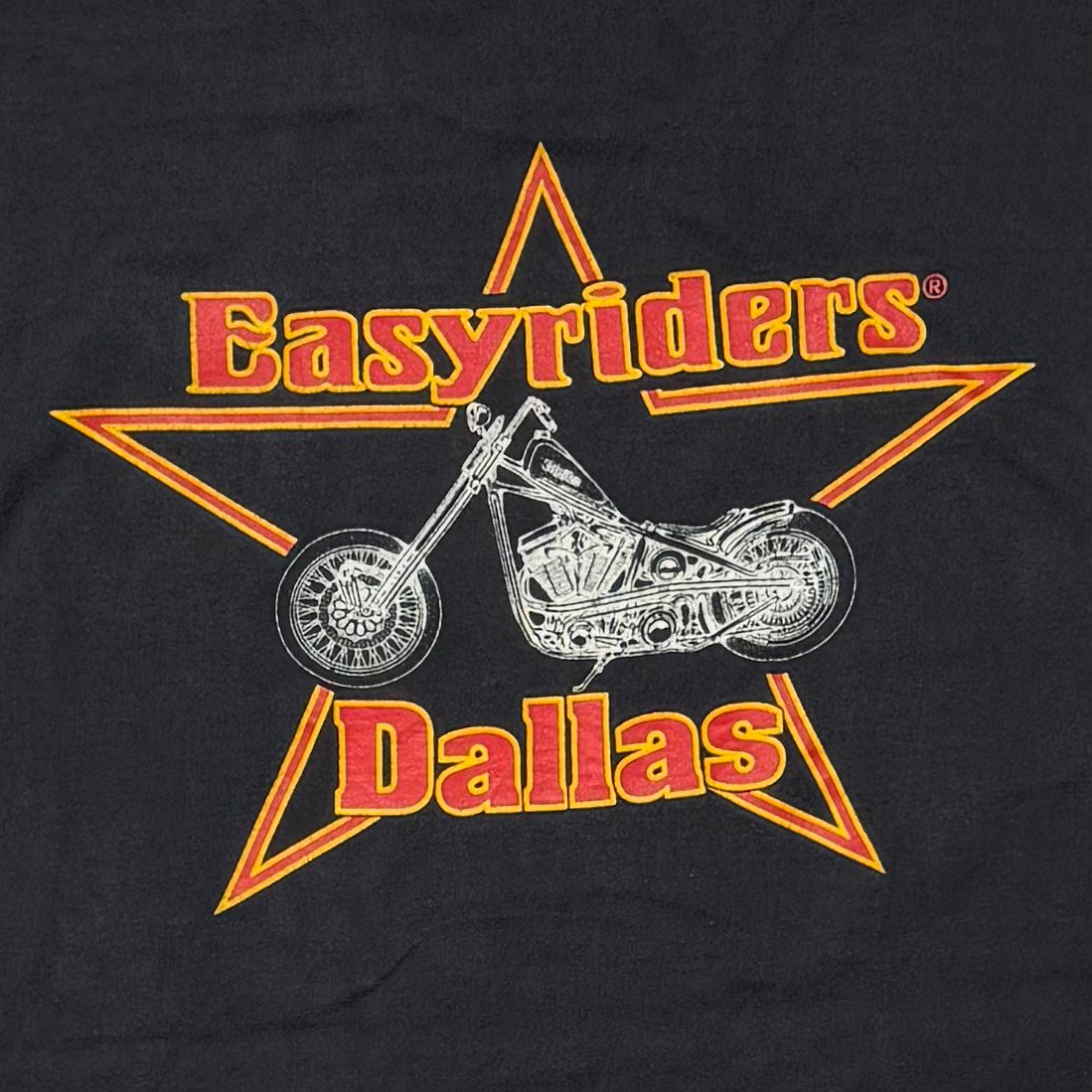 OLOD&VINTAGE 1995 EASYRIDERS DALLAS HANES LARGE...
