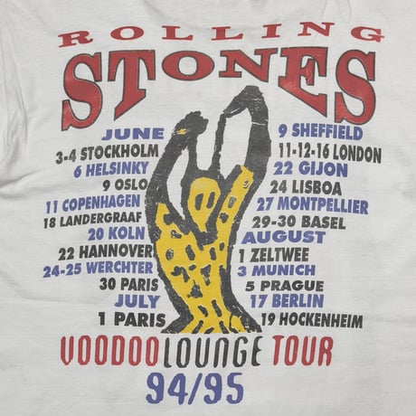 ROLLING STONES VOODOO LOUNGE TOUR 94-95 WHITE F...