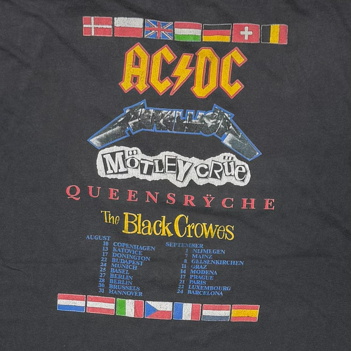 MONSTER OF ROCK 1991 TOUR FITS XL 5658 | greatL...
