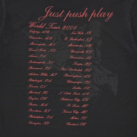 AEROSMITH JUST PUSH PLAY TOUR 2001 DARK SORAYAM...