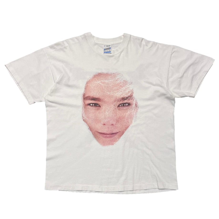 Bjork 1994 HUGE FACE WHITE PHOTO by Stephane Se...