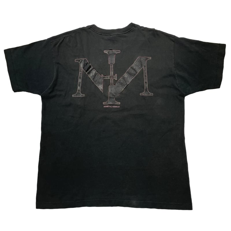 NINE INCH NAILS SIN LOGO RED FRUIT OF THE LOOM NINE INCH NAILS SIN LOGO RED FRUIT OF THE LOOM