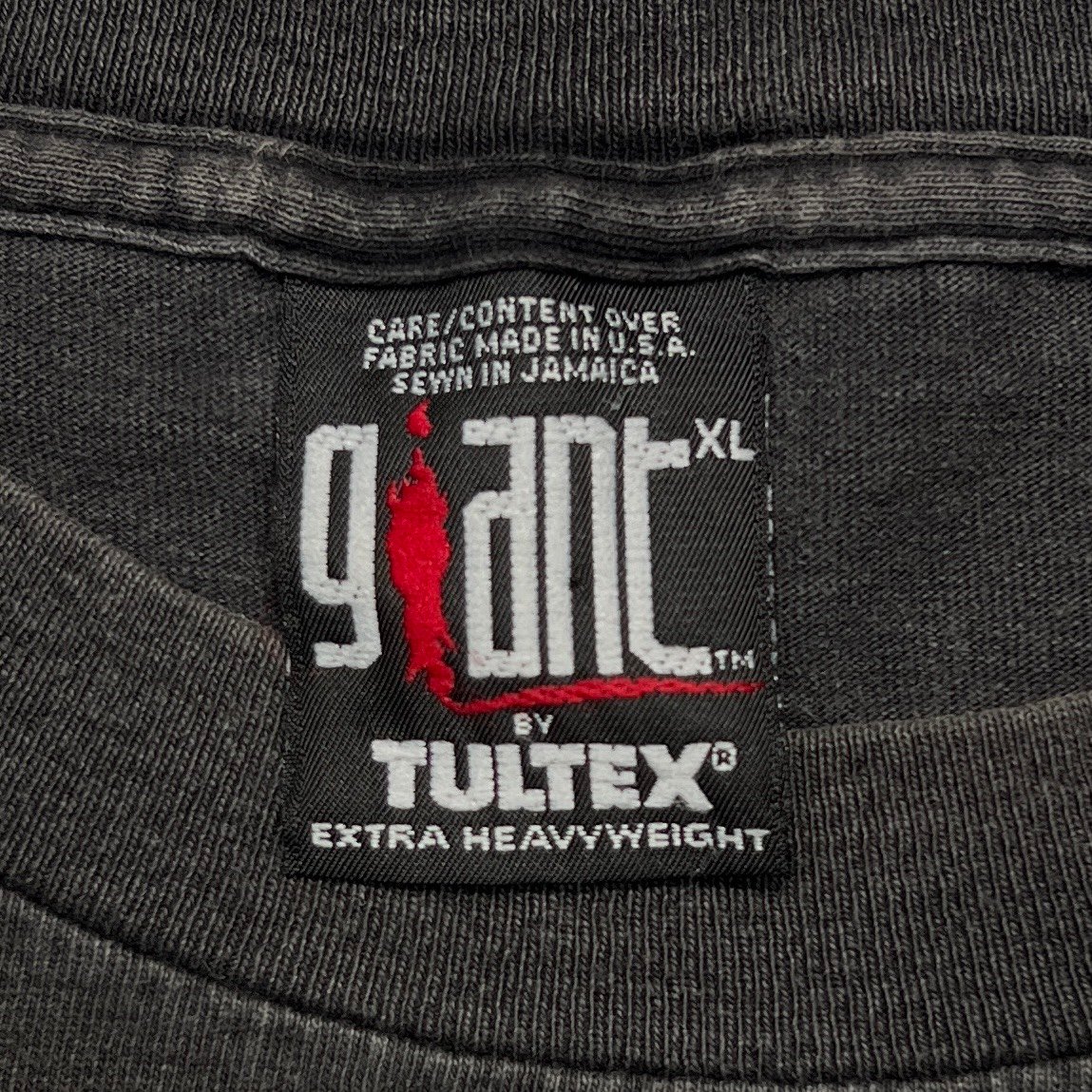 FLAMING LIPS 1995 BLACK GIANT BY TULTEX XL 1154...