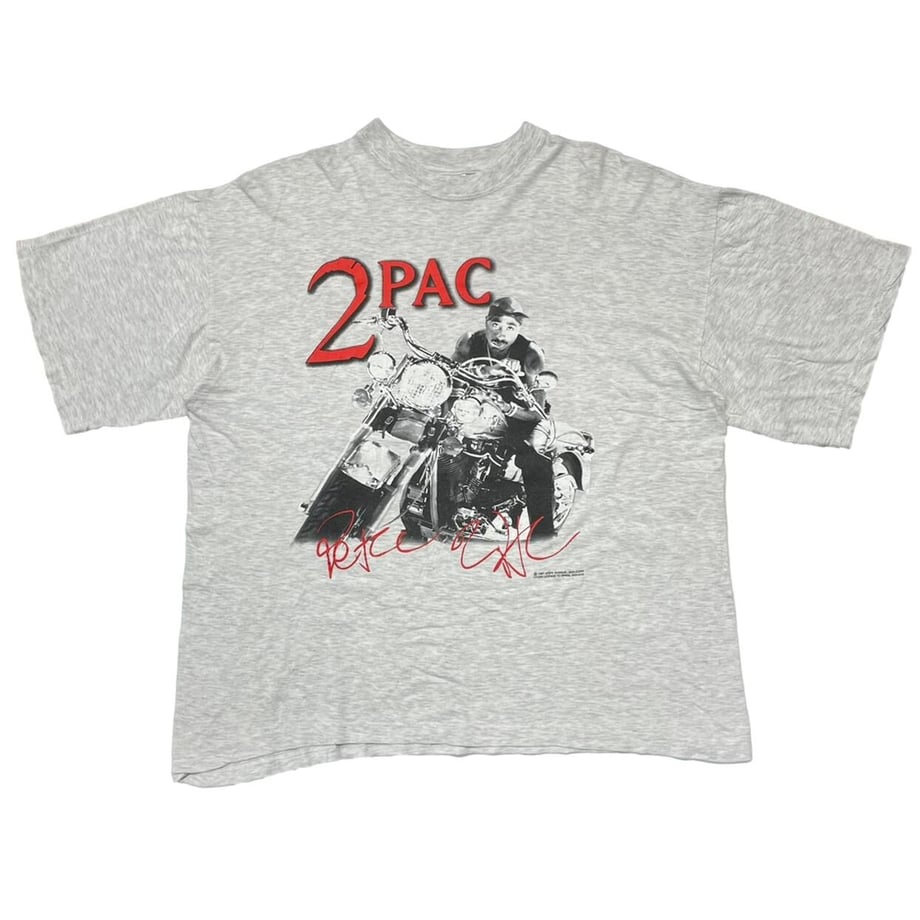 2PAC 1997 PEACE HAND SIGN ASH GREY XL 0877 | gr...
