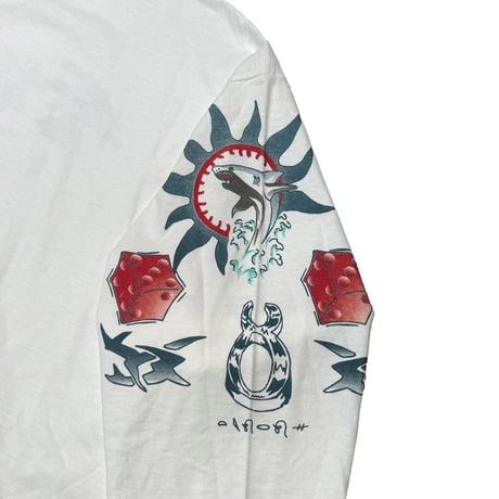 DENNIS RODMAN TATTOO LS WHITE XL 4496 | greatLA...