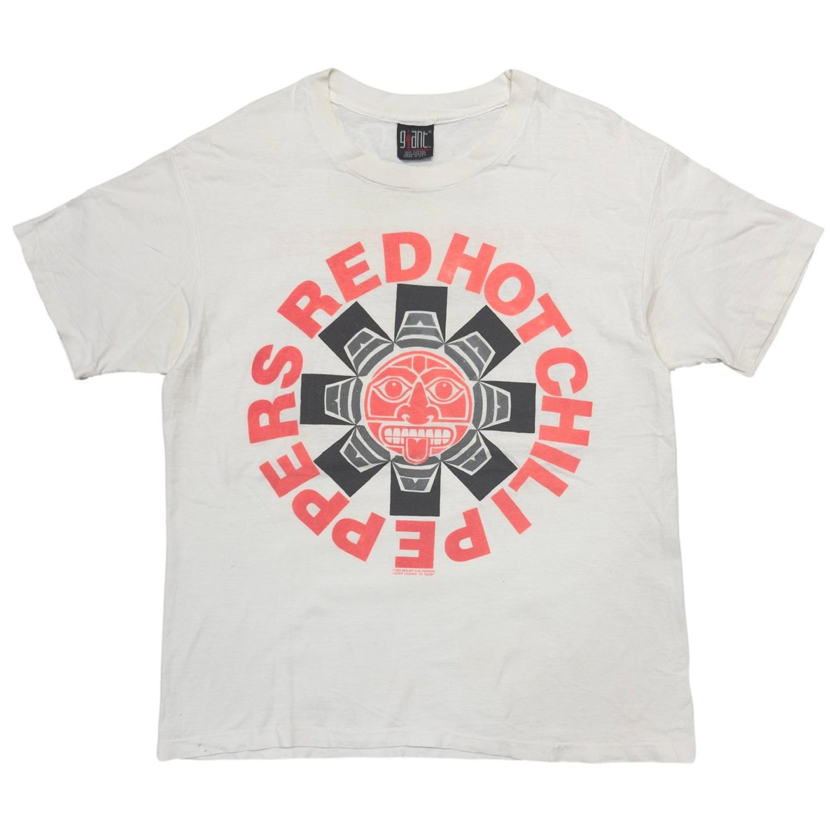 RED HOT CHILI PEPPERS 1991 DOUBLE SIDE Aztec WH...