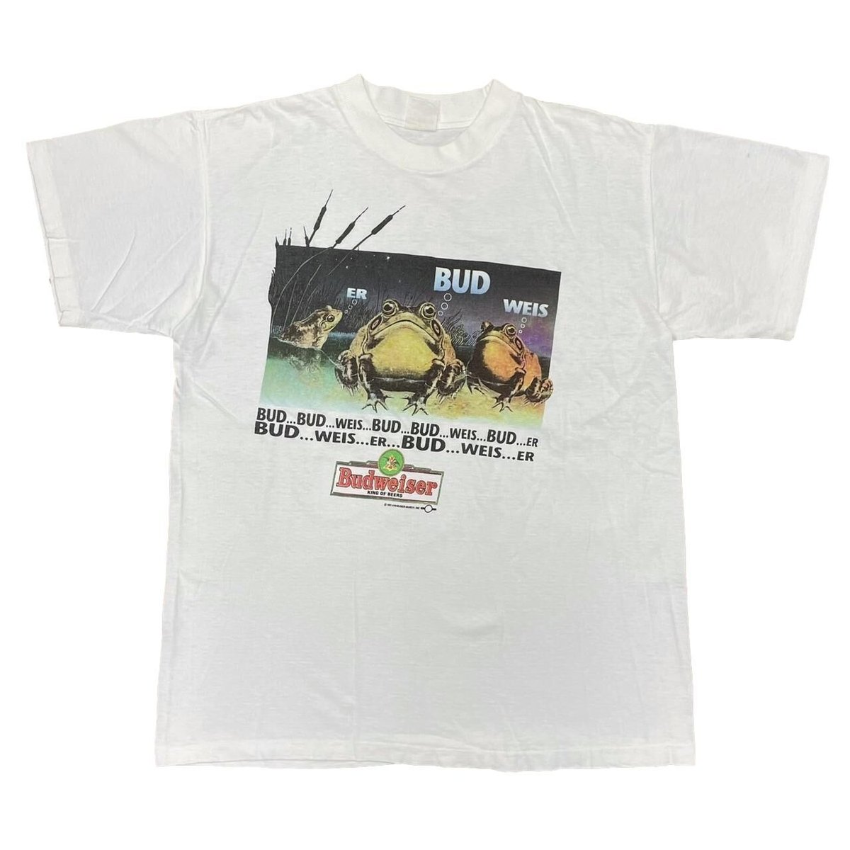 Budweiser 1995 3 FROGS BUD...BUD...WEIS WHITE X...