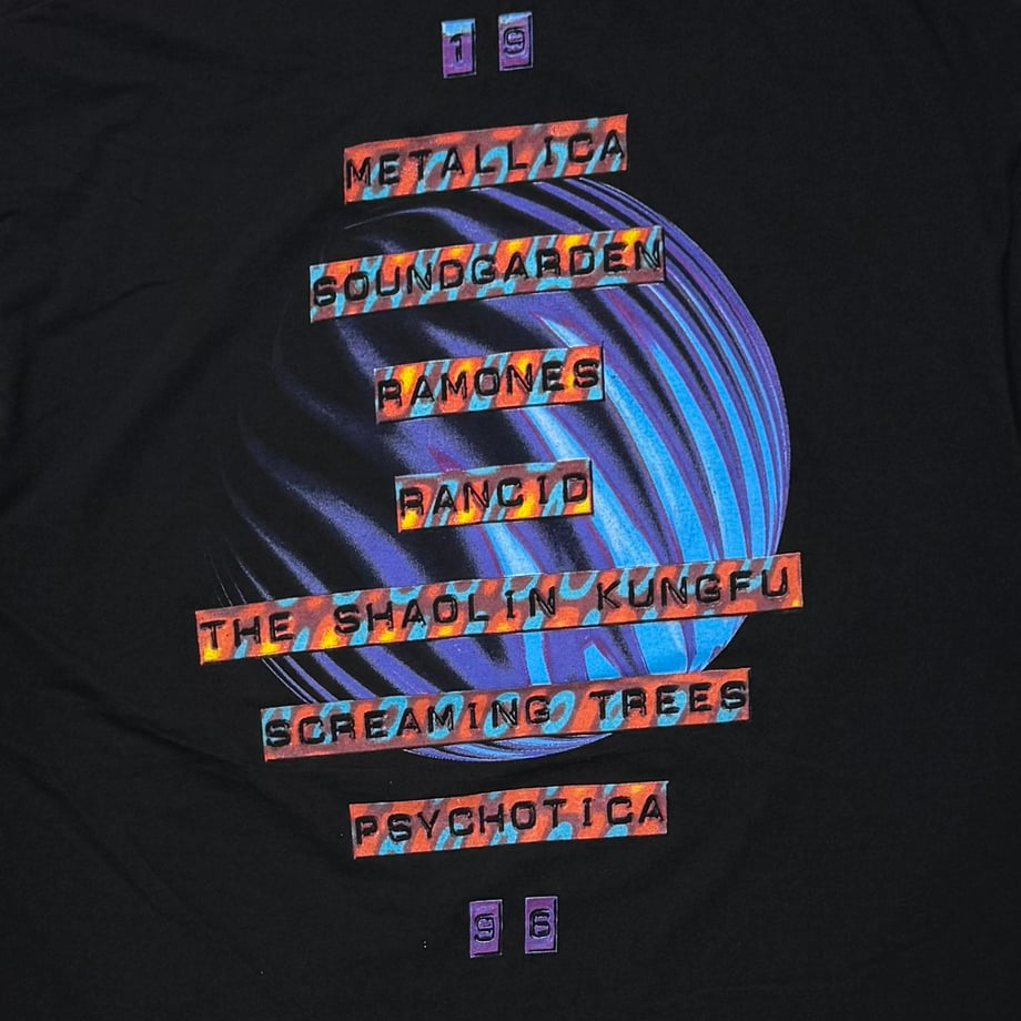 LOLLAPALOOZA 1996 MUSIC FESTIVAL HANES XL 3659 ...