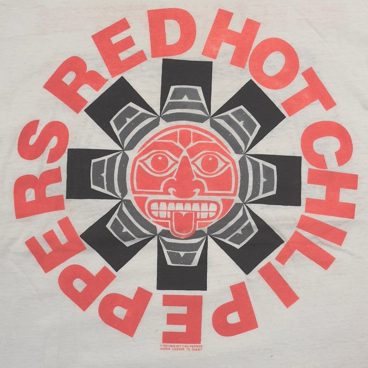 RED HOT CHILI PEPPERS 1991 DOUBLE SIDE Aztec WH...