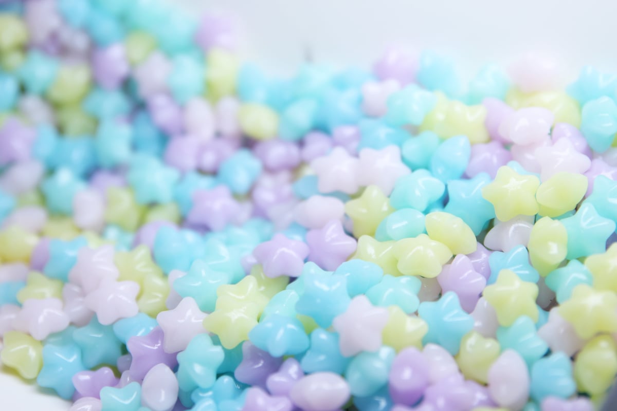 WM-S1 ワックス 星型半透明カラーミックス | Huochi -シーリングスタンプ専門店