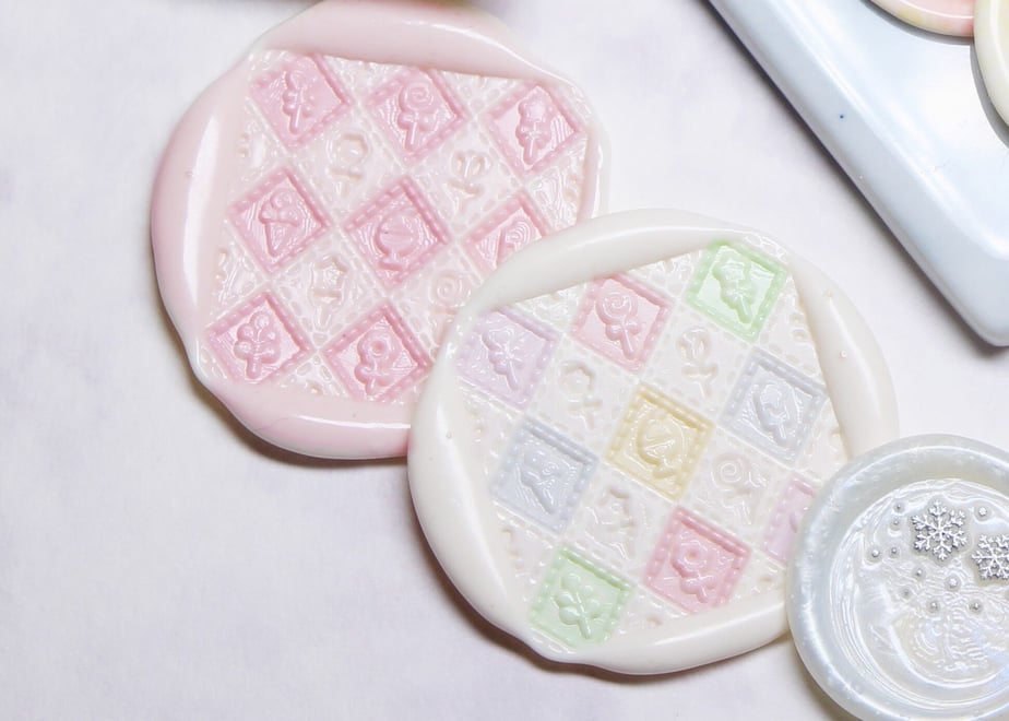 【売切商品】H242 ヘッド スイーツチェック | Huochi -シーリングスタンプ専門店