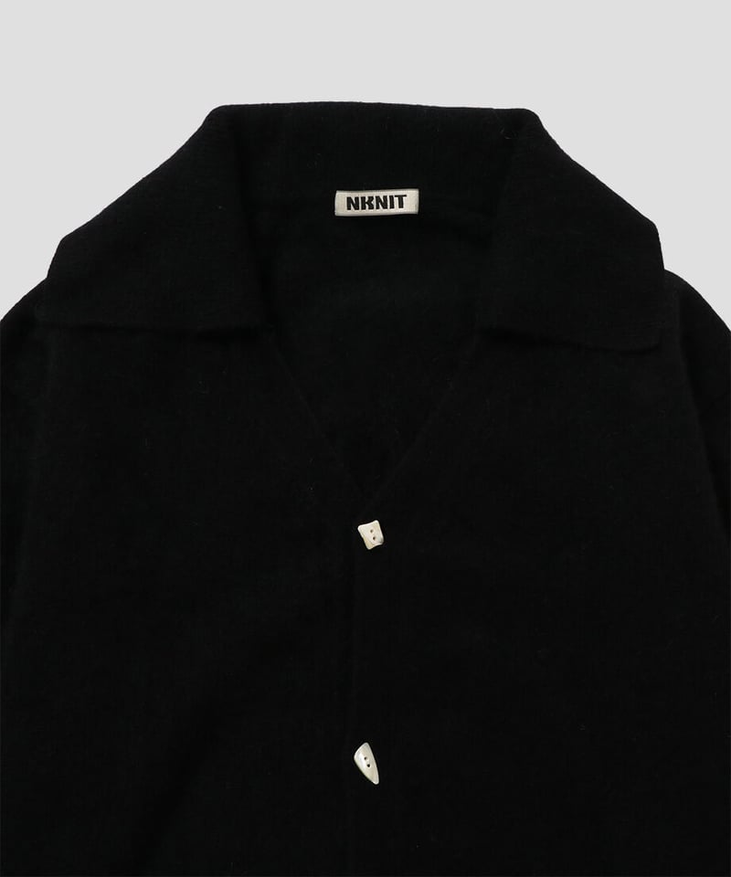 raccoon mix collar KNIT cardigan | NKNIT raccoon mix collar KNIT cardigan | NKNIT