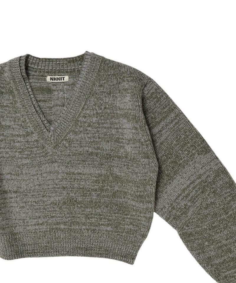 V-neck mix color KNIT | NKNIT V-neck mix color KNIT | NKNIT