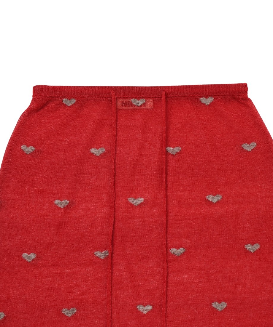 alpaca sheer KNIT skirt | NKNIT alpaca sheer KNIT skirt | NKNIT