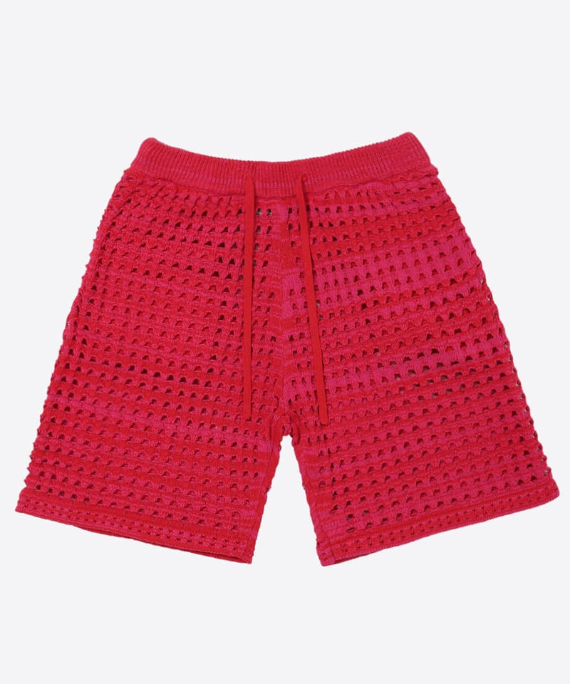 cotton mesh knit short pants | NKNIT cotton mesh knit short pants | NKNIT