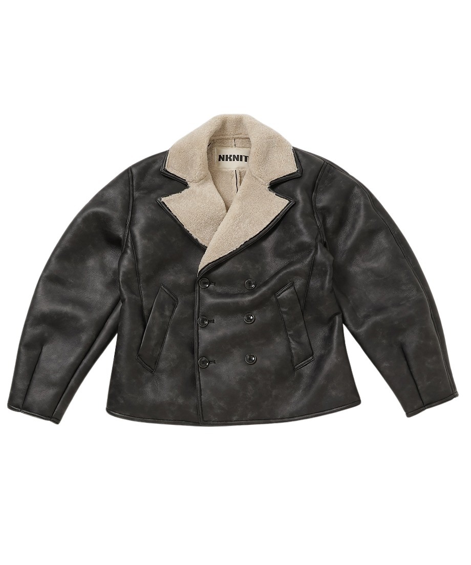 vegan mouton shaped jacket | NKNIT vegan mouton shaped jacket | NKNIT