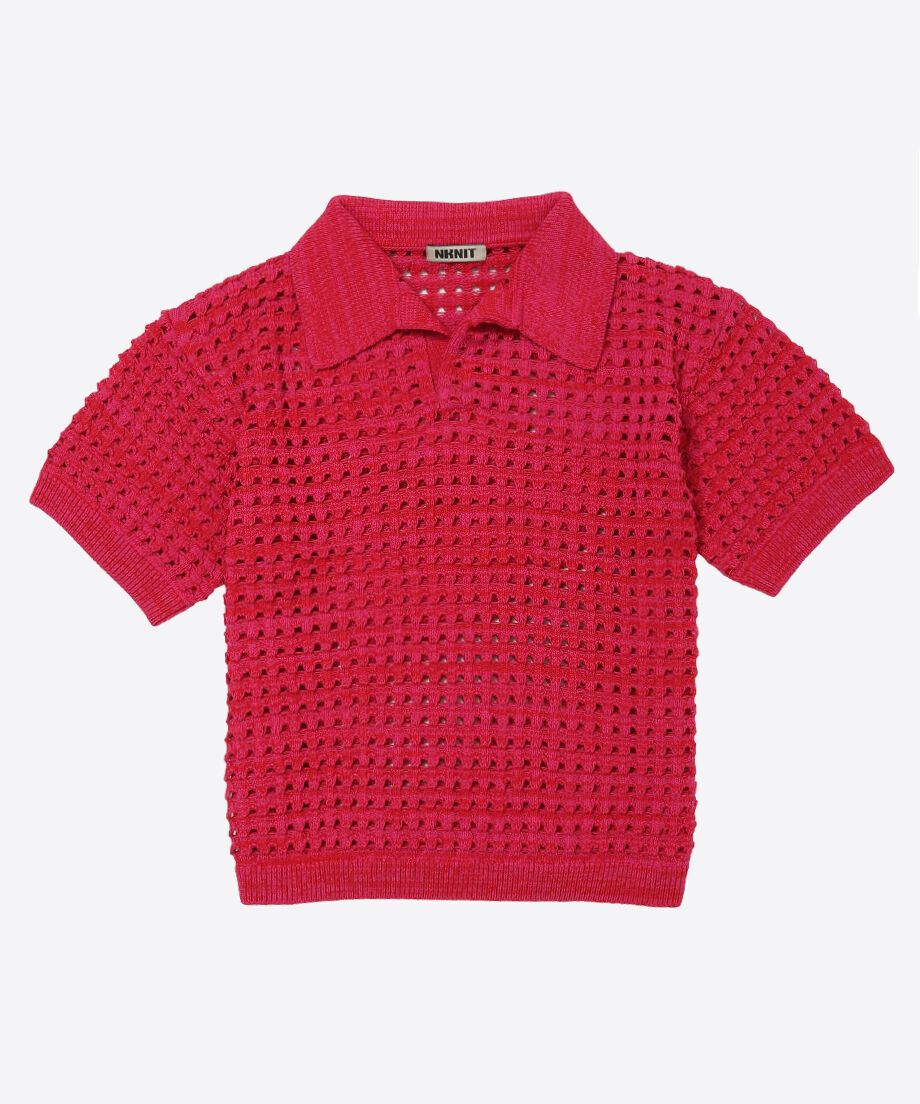 cotton mesh skipper knit | NKNIT cotton mesh skipper knit | NKNIT