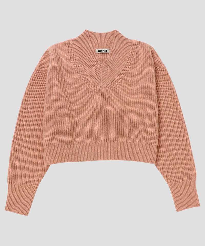soft wool short V-neck KNIT | NKNIT soft wool short V-neck KNIT | NKNIT