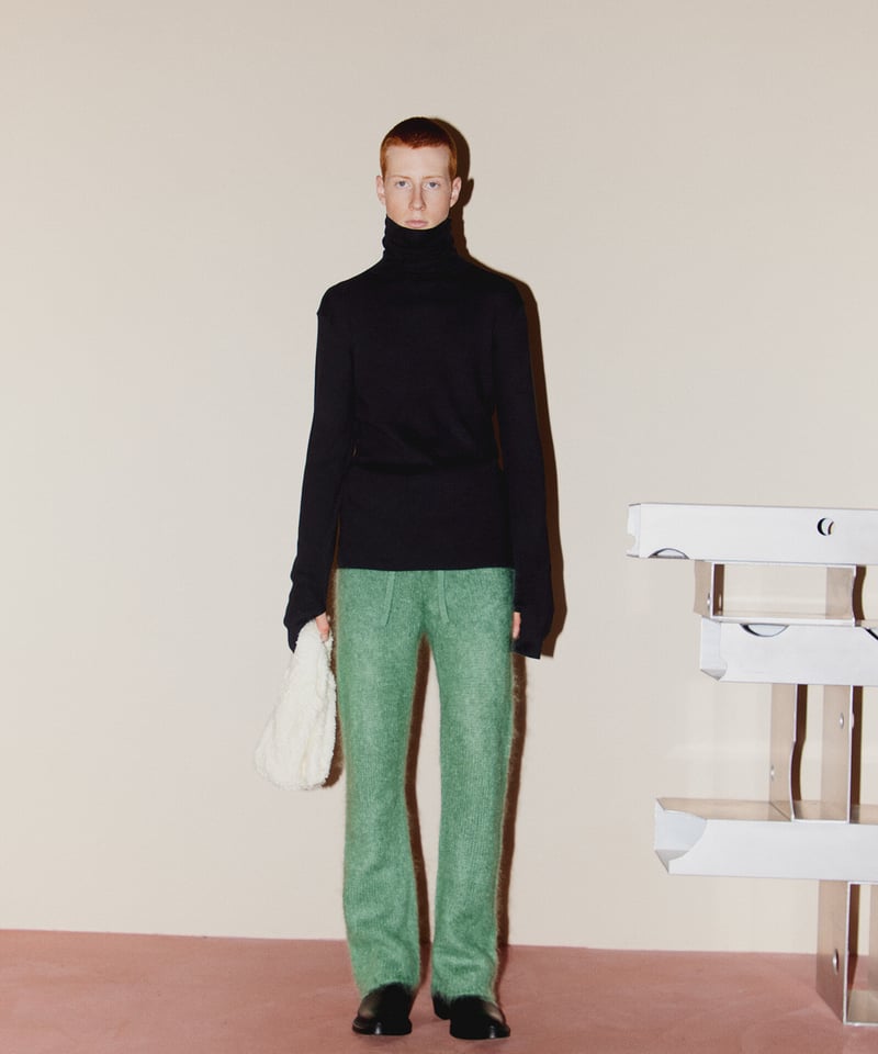 mohair long pants | NKNIT mohair long pants | NKNIT