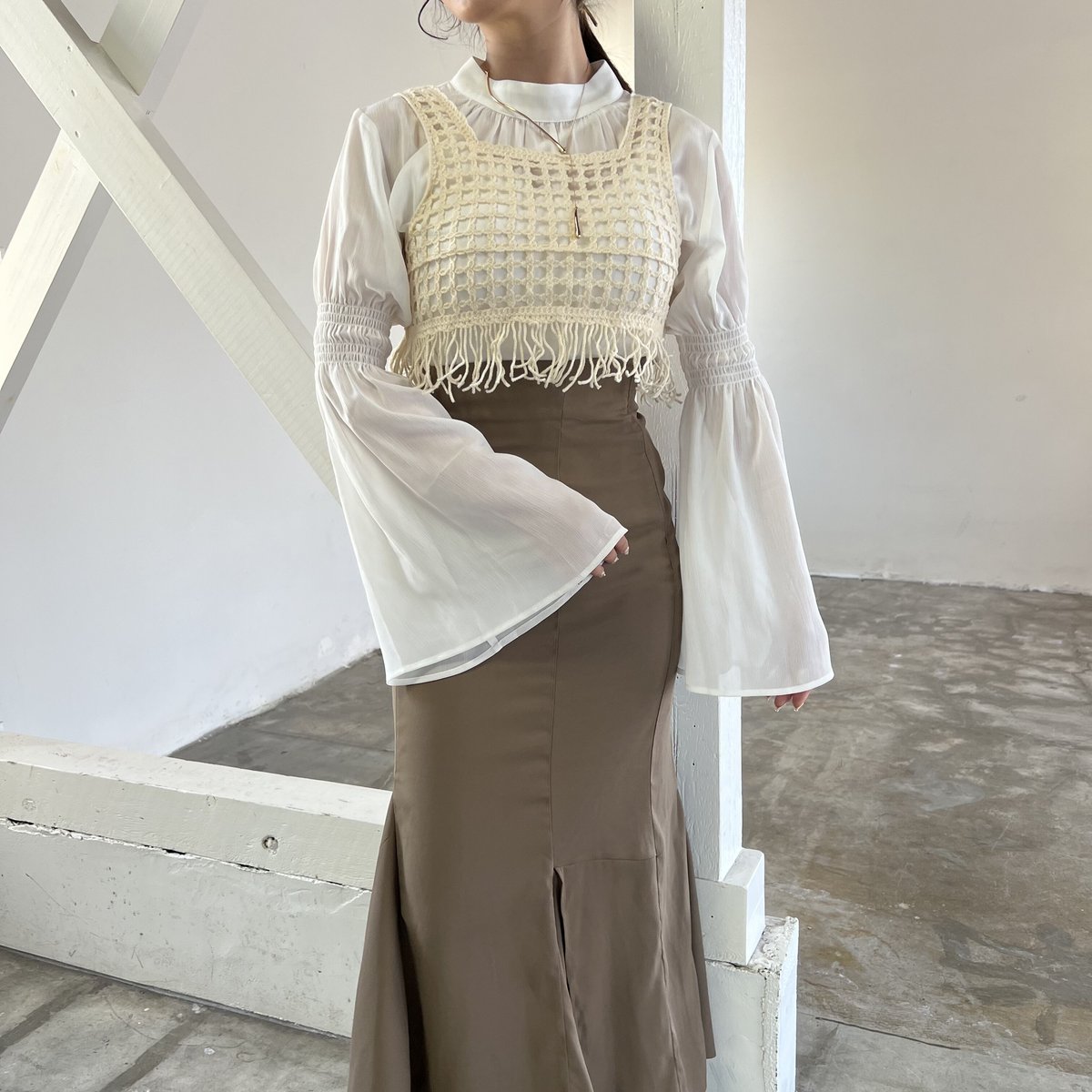 fringe short bustier | AÉRMA boutique