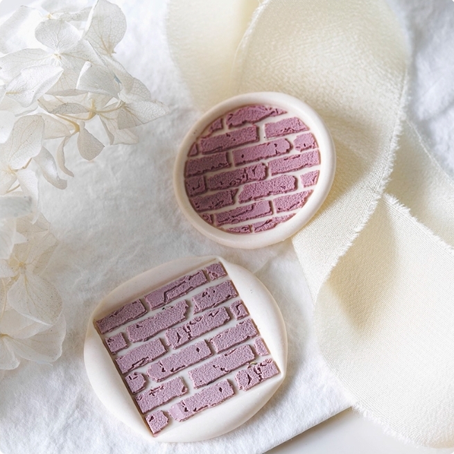 【レンガ 30】30×30mm *10415* （A) | &made - シーリングスタンプ専門店