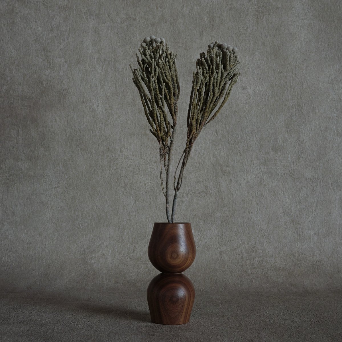 一輪挿し / ウォルナット | Tabine