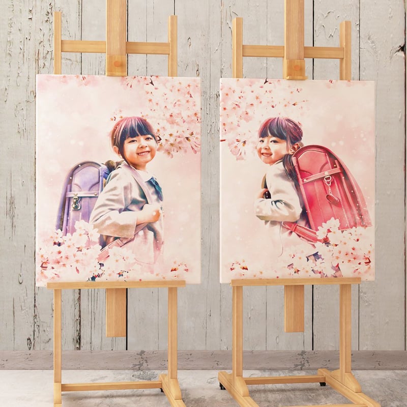 似顔絵*オーダーメイド✳︎キャンバスF6サイズ | ふくろうCreate 似顔絵*オーダーメイド✳︎キャンバスF6サイズ | ふくろうCreate