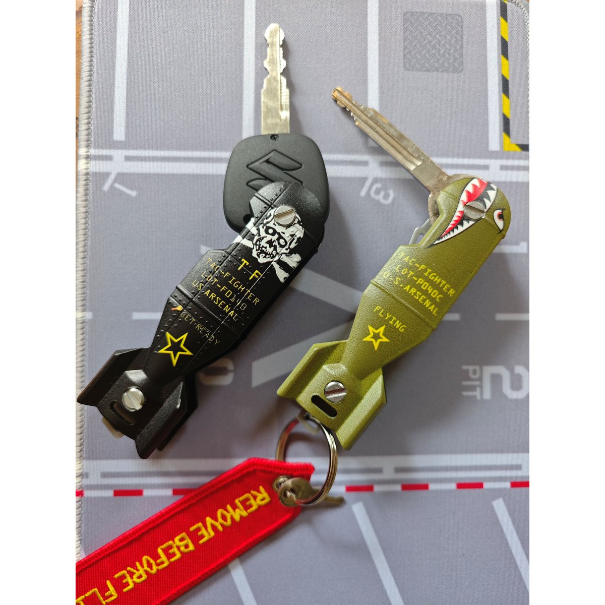 Skull Bomb Key & Shark Bomb KEY【TAC FIGHTER】