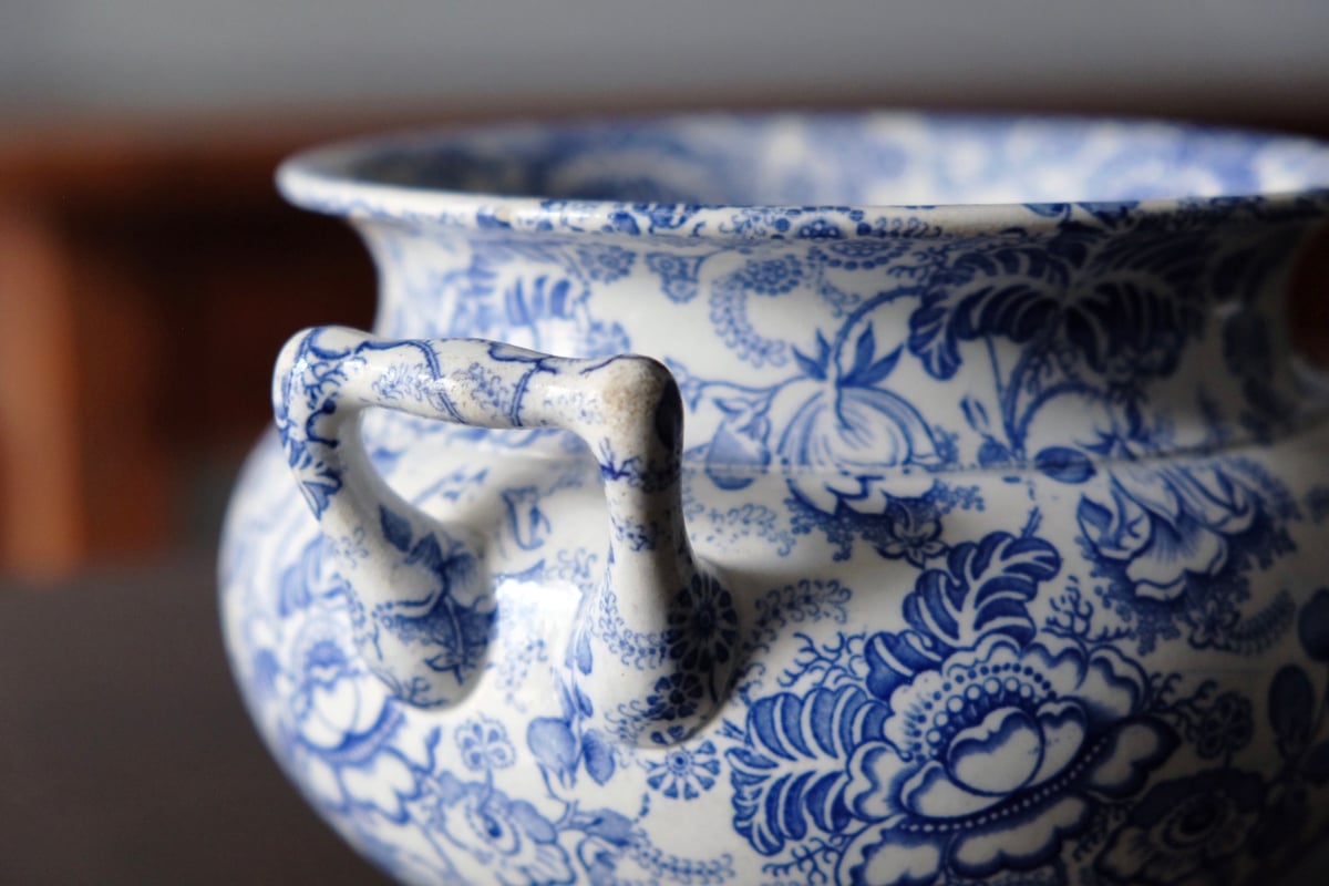 D.Johnston/JVB ボルドー シュクリエ シュガーポット タピスリー 骨董 美術 フ...