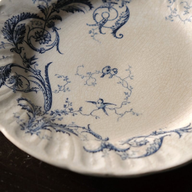 ジアン ランソー Gien Rinceaux ディナー 皿 アンティーク ジアン ランソー Gien Rinceaux ディナー 皿 アンティーク