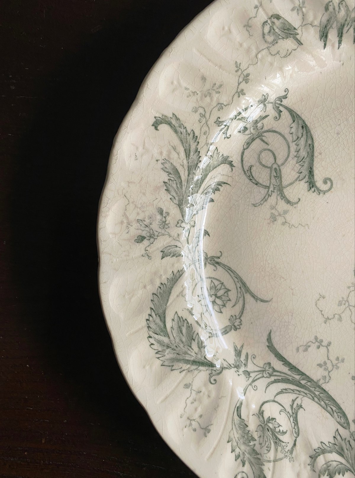Gien Rinceaux ジアン ランソー 平皿 ディナー φ23.8cm フランス Gien Rinceaux ジアン ランソー 平皿 ディナー φ23.8cm フランス