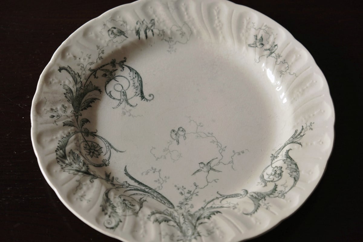 Gien Rinceaux ジアン ランソー 平皿 ディナー φ23.8cm フランス Gien Rinceaux ジアン ランソー 平皿 ディナー φ23.8cm フランス